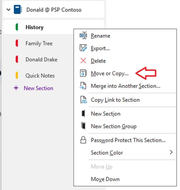 Manually Copy, Move or Export OneNote - Nero Blanco